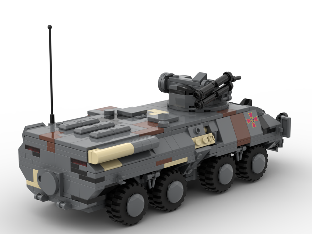 Lego Moc Ukrainian Btr 3 Armored Personnel Carrier By Gunsofbrickston
