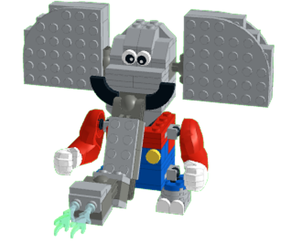 LEGO MOC Eephant Mario by dannoble1592 | Rebrickable - Build with LEGO