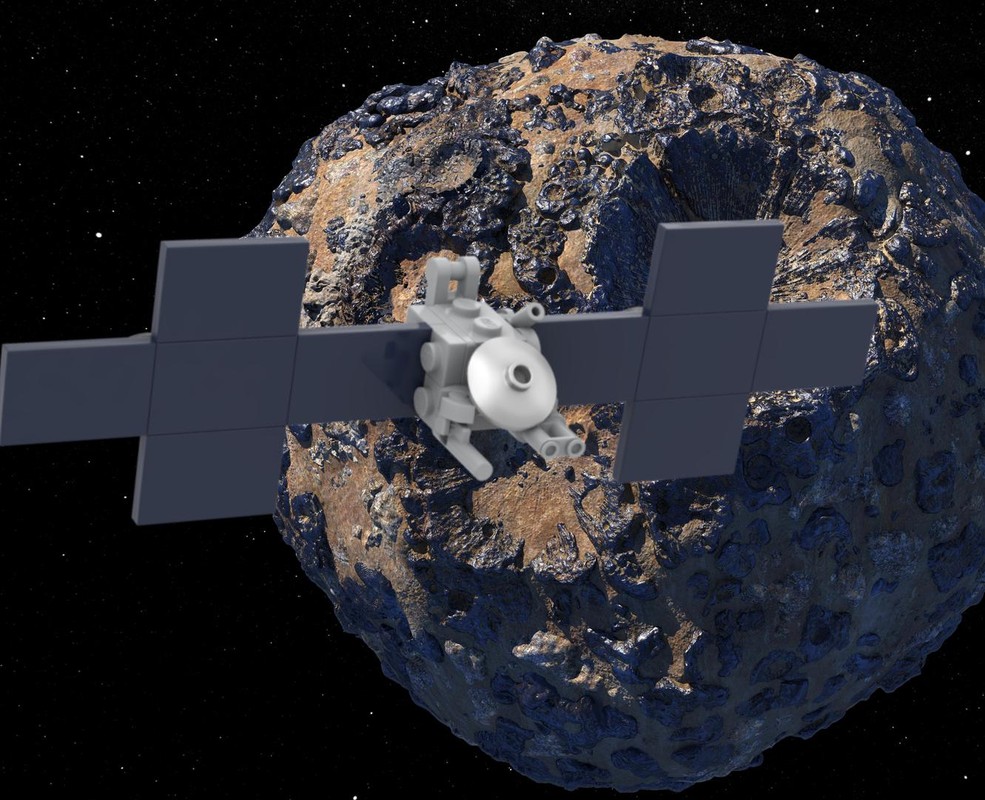 LEGO MOC Psyche Spacecraft 1:110 Scale by OrchardBuilds | Rebrickable ...