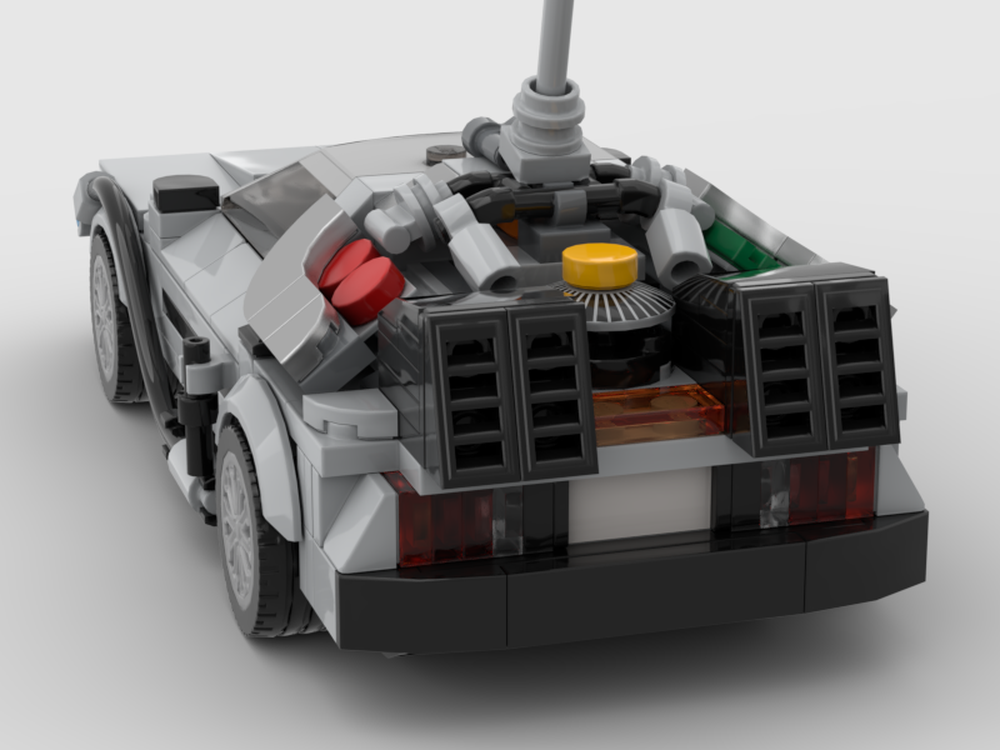 Lego Moc 1985 Dmc Delorean Time Machine By Toms8wides Rebrickable