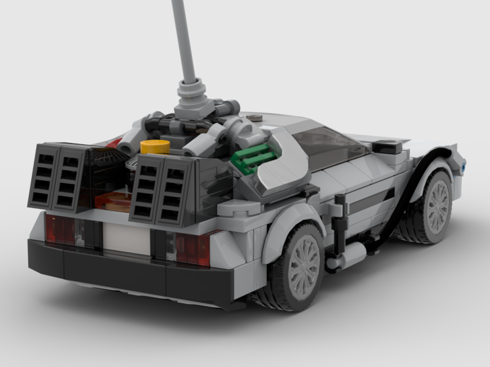 Lego Moc 1985 Dmc Delorean Time Machine By Toms8wides Rebrickable