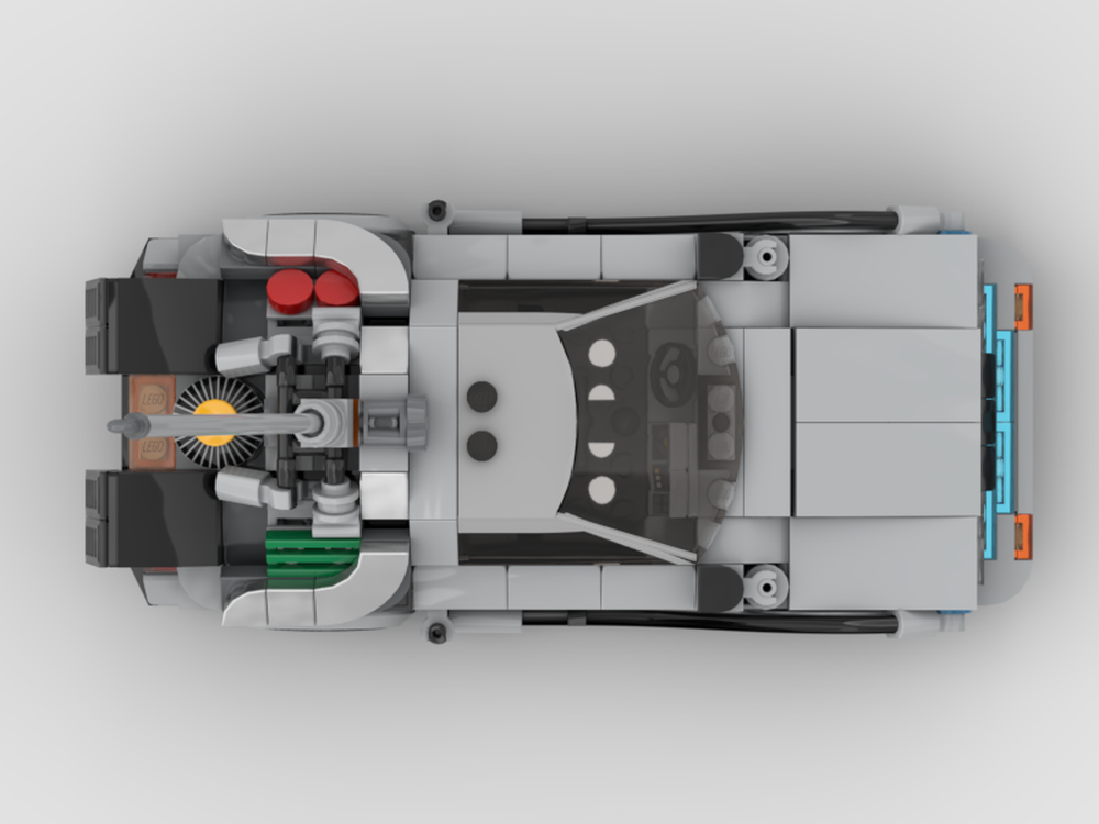 Lego Moc 1985 Dmc Delorean Time Machine By Toms8wides Rebrickable