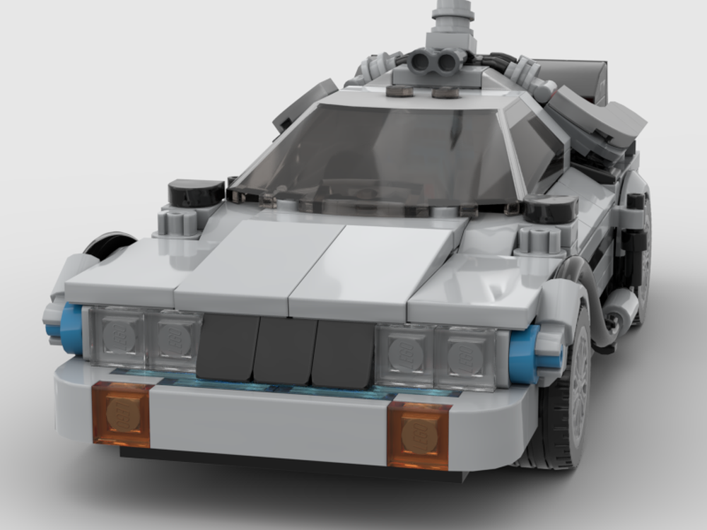 Lego Moc 1985 Dmc Delorean Time Machine By Toms8wides Rebrickable