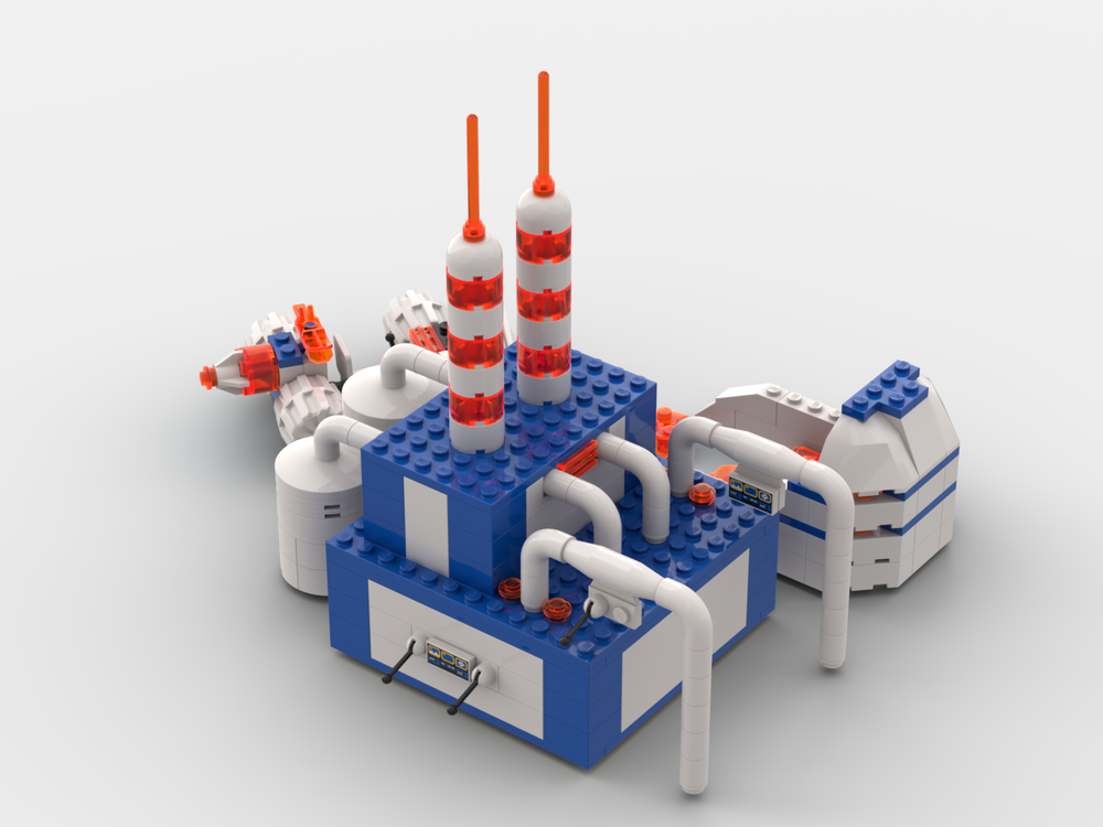 LEGO MOC Ice Planet 2002 - BHKW by habichtfreak | Rebrickable - Build ...