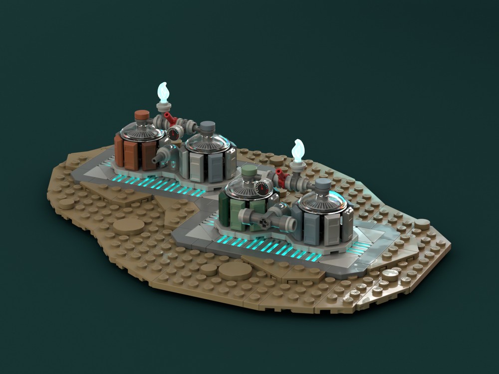 LEGO MOC Star Wars - Landscape Item 1 - Futuristic Gas Containers by ...
