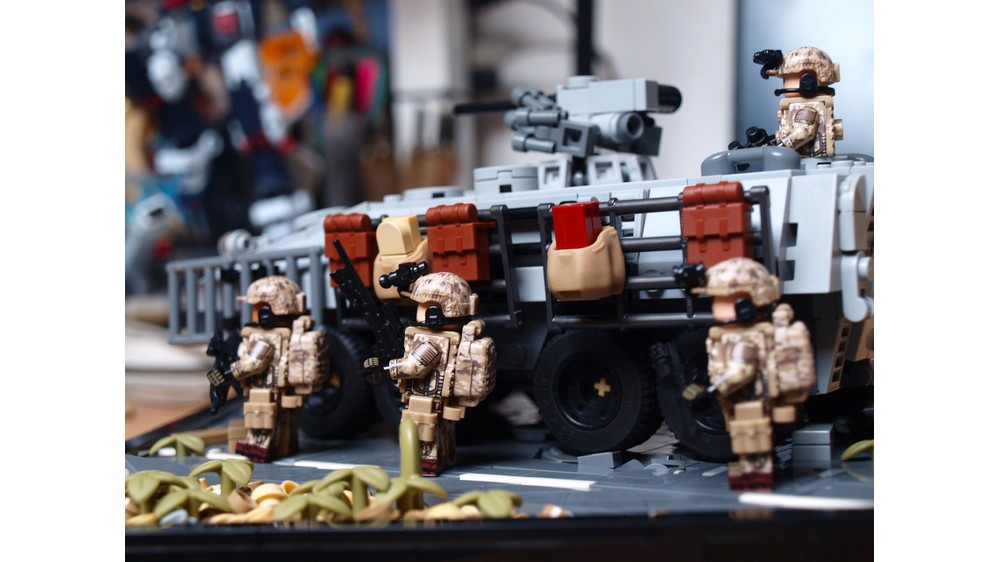 Lego Moc Stryker In The Streets Diorama 1 By Fritesaufour