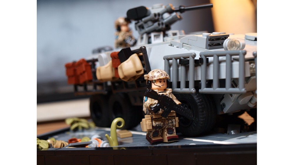 Lego Moc Stryker In The Streets Diorama 1 By Fritesaufour