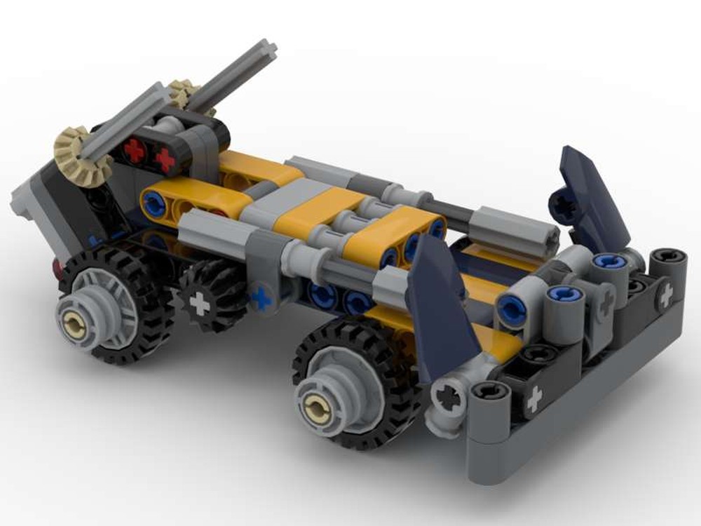 LEGO MOC 42020+42147 Armored Car by meregt | Rebrickable - Build with LEGO