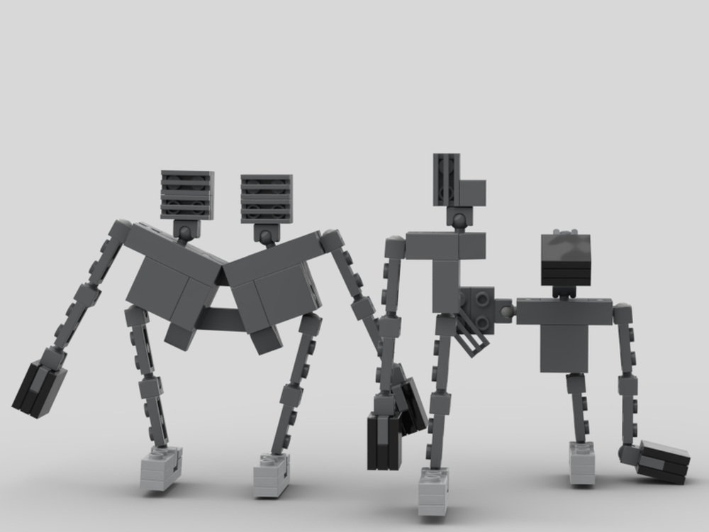 LEGO MOC battle bot --- The Dissembled Trio by SayOofOof | Rebrickable ...