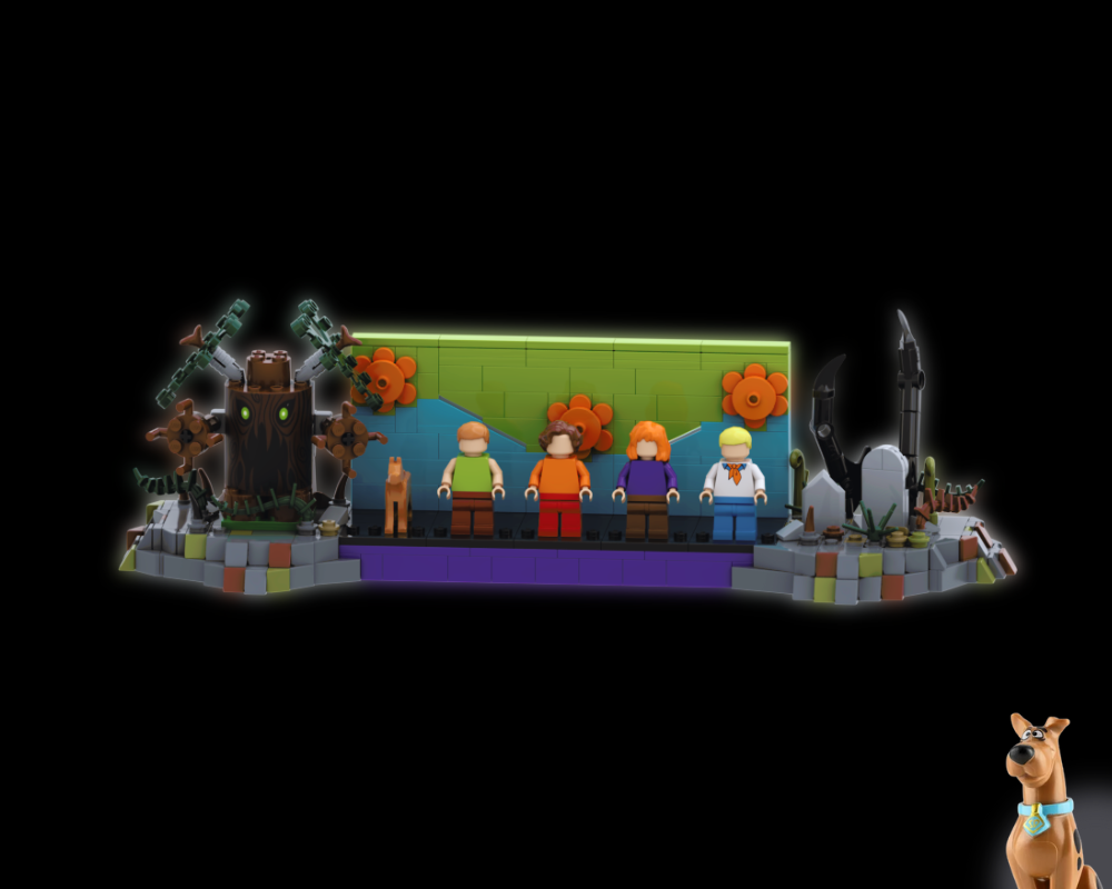 LEGO MOC Scooby-Doo! - Minifigures Display Stand by freddiebricks-mocs ...