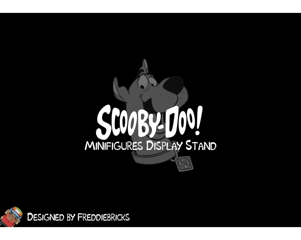 Lego Moc Scooby Doo Minifigures Display Stand By Freddiebricks Mocs Rebrickable Build