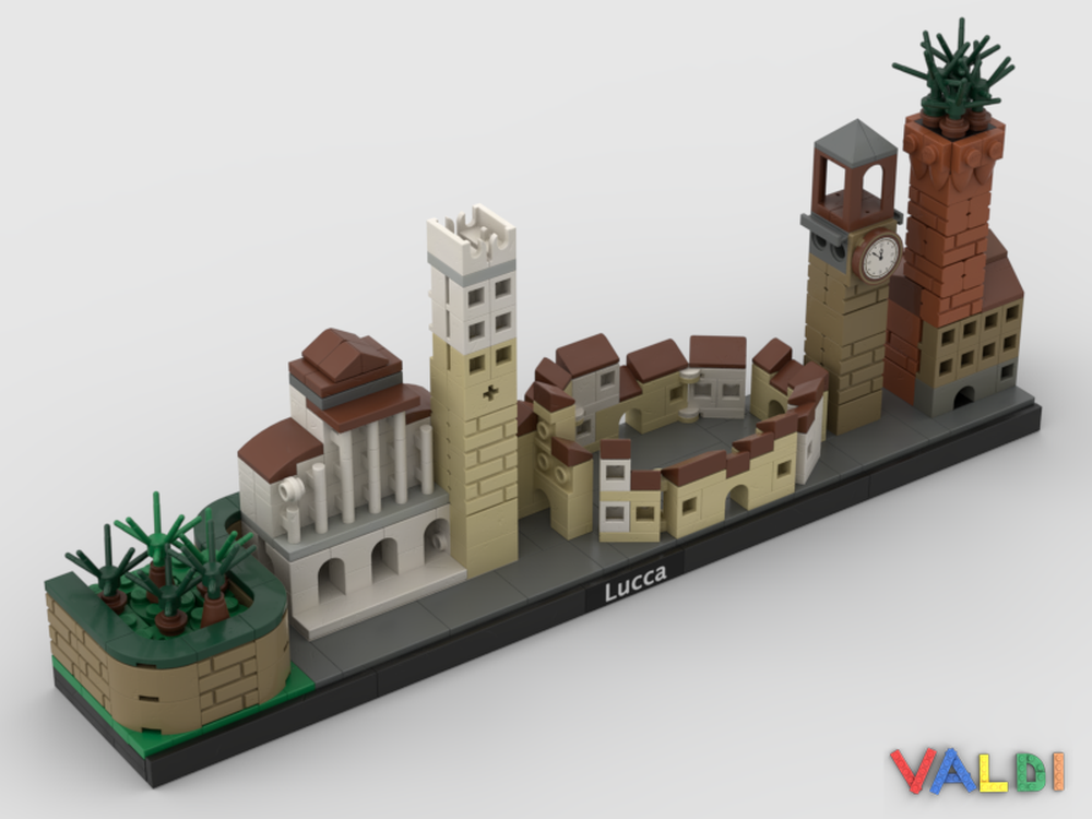 LEGO MOC Lucca Skyline by LoneWolf76 | Rebrickable - Build with LEGO