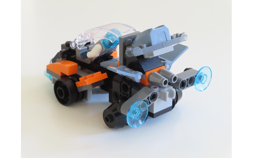 Lego Moc 31111 Rocket Car By Johnnytifosi Rebrickable Build With Lego