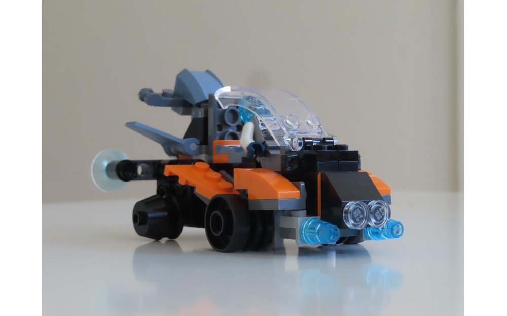 Lego Moc 31111 Rocket Car By Johnnytifosi Rebrickable Build With Lego