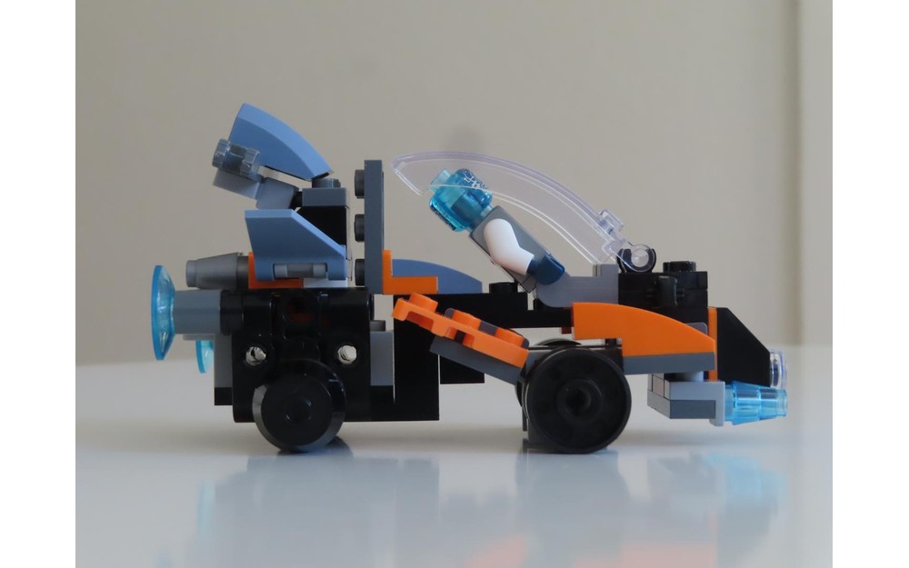 Lego Moc 31111 Rocket Car By Johnnytifosi Rebrickable Build With Lego