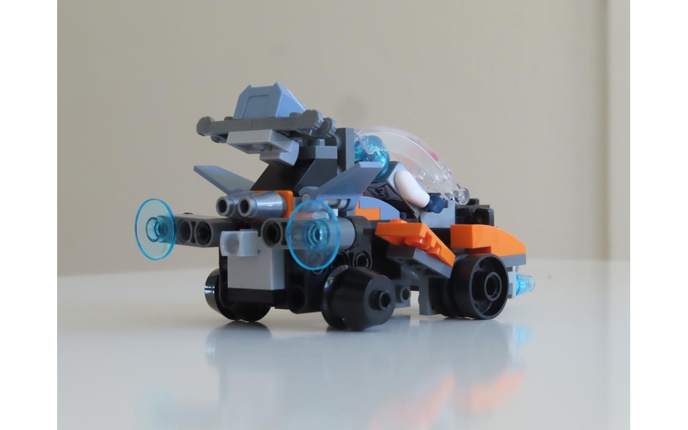 Lego Moc 31111 Rocket Car By Johnnytifosi Rebrickable Build With Lego