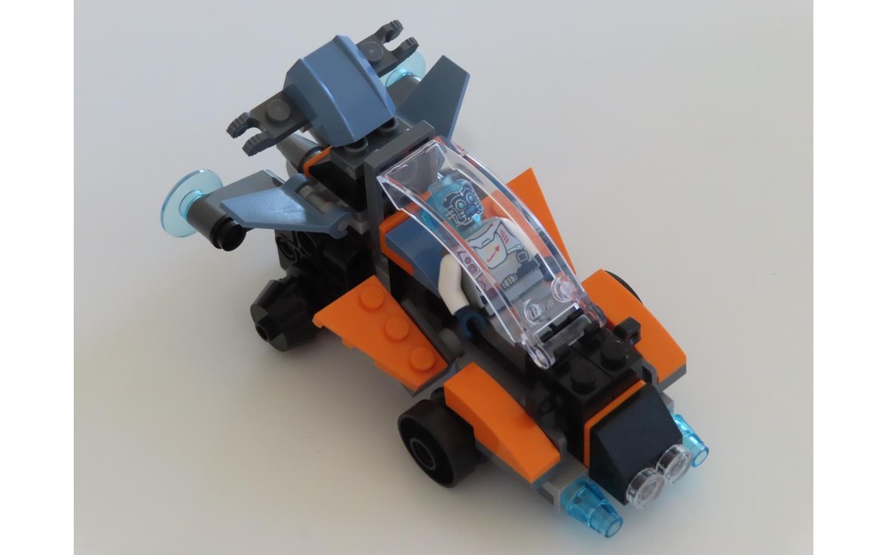Lego Moc 31111 Rocket Car By Johnnytifosi Rebrickable Build With Lego