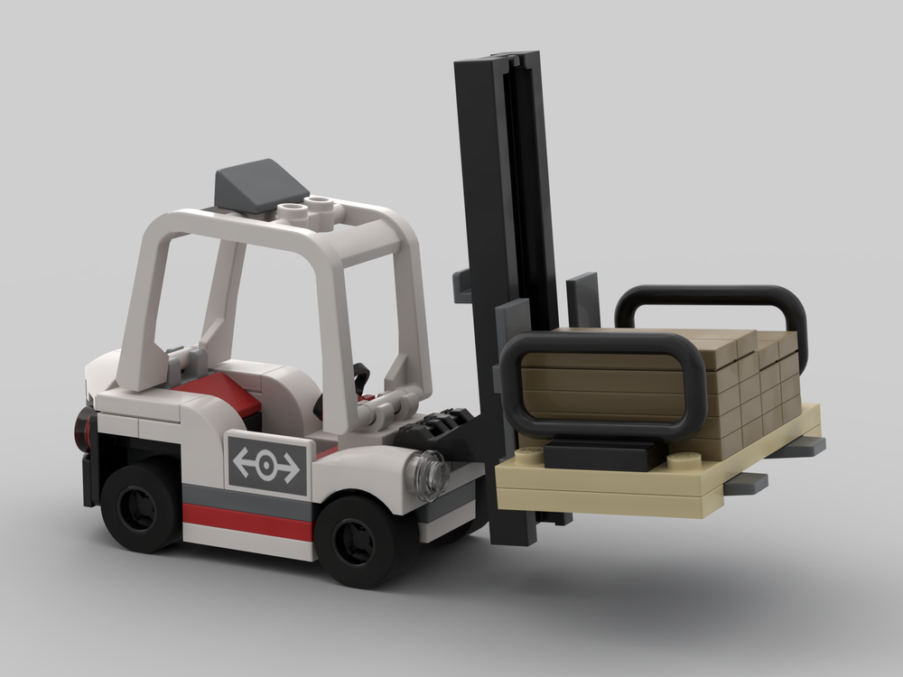 LEGO MOC Stake Bed Truck & Forklift by HaulingBricks | Rebrickable ...