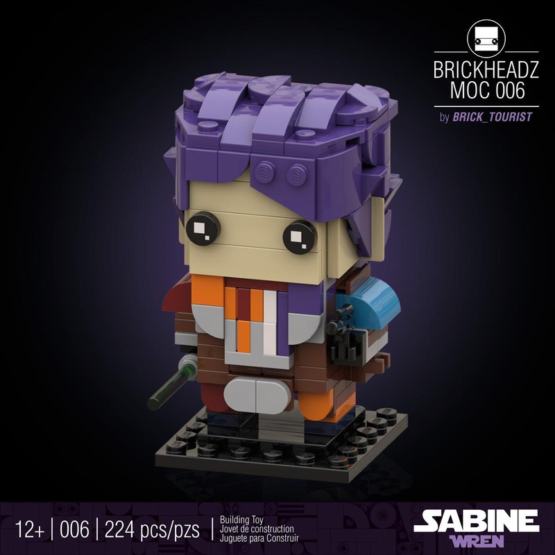 LEGO MOC-161231 Sabine Wren by Brick_Tourist | Rebrickable - Build with ...
