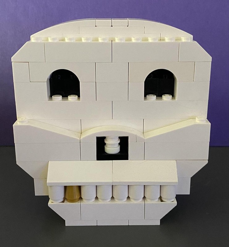 LEGO MOC Spooky_Skull by michaeljamesdoria | Rebrickable - Build with LEGO