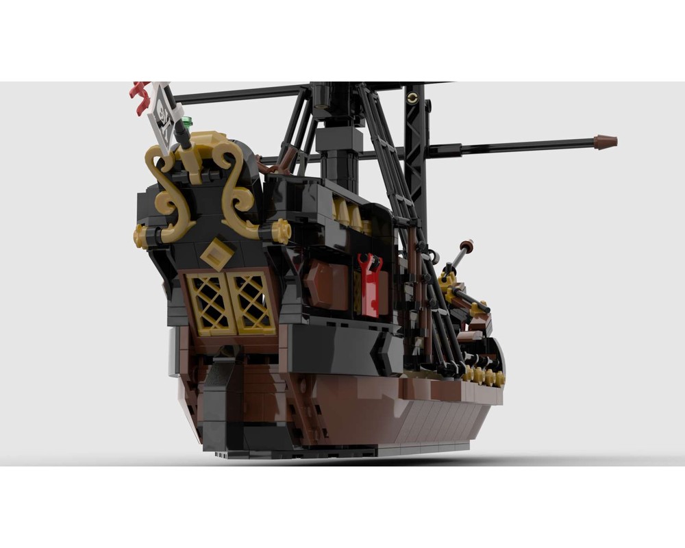 LEGO MOC Small Pirate Ship/ Brig v2.0 by itnael | Rebrickable - Build ...
