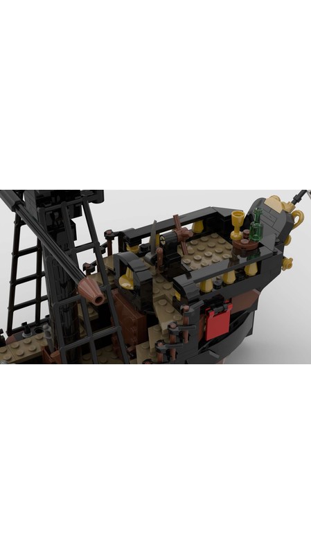 LEGO MOC Small Pirate Ship/ Brig v2.0 by itnael | Rebrickable - Build ...