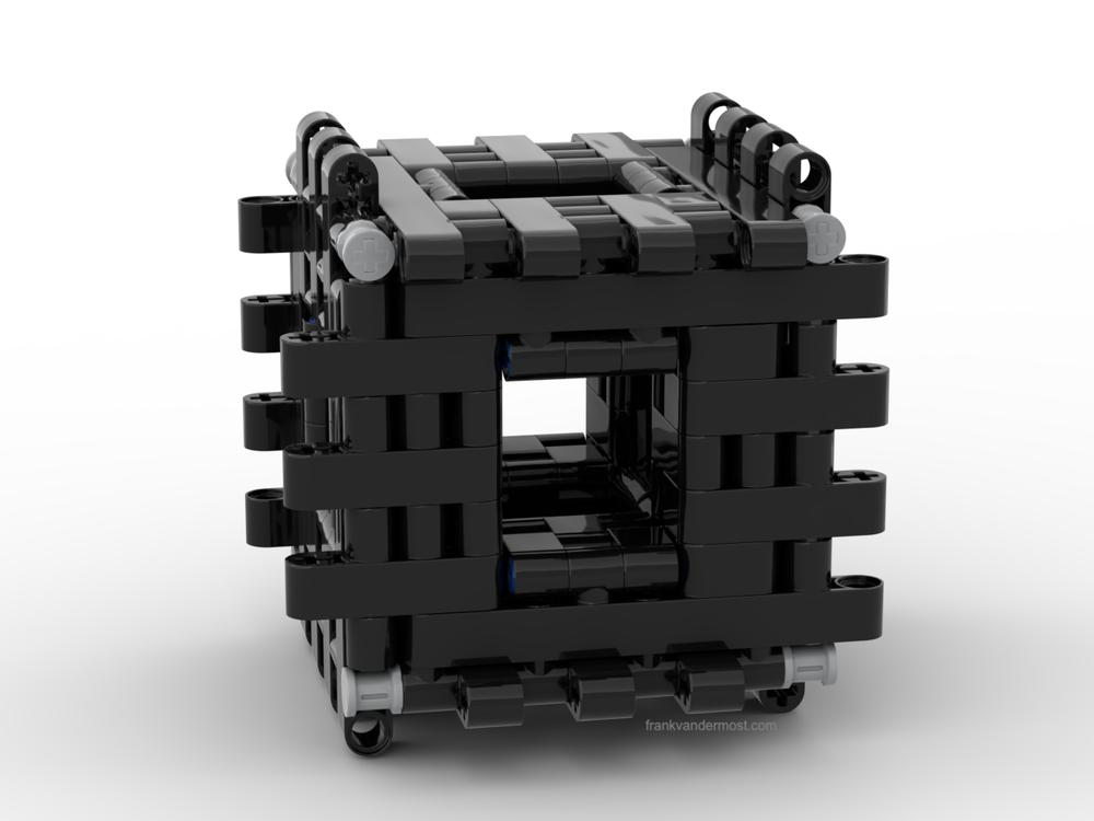 LEGO MOC Level 1 Menger sponge ( base cube edge 3L ) by Frank_van_der ...