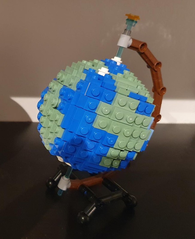LEGO MOC Small globe by jek | Rebrickable - Build with LEGO