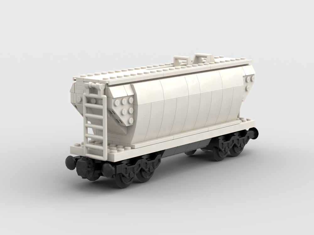 LEGO MOC Covered Hopper Train Wagon by MCC_2343 | Rebrickable - Build ...