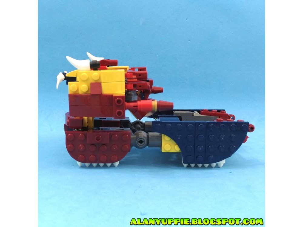 Lego Moc Transformer Tank From Lego Creator 31102 Fire Dragon By