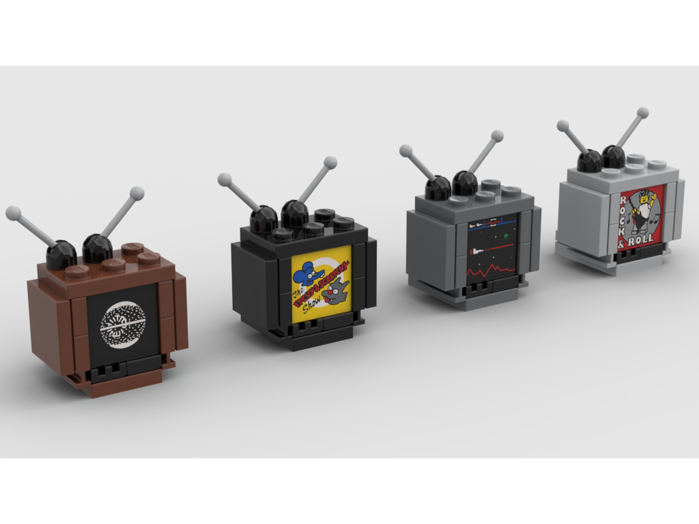 LEGO MOC Nickelodeon's Face and CRT TV by Rocket Racer318 | Rebrickable ...