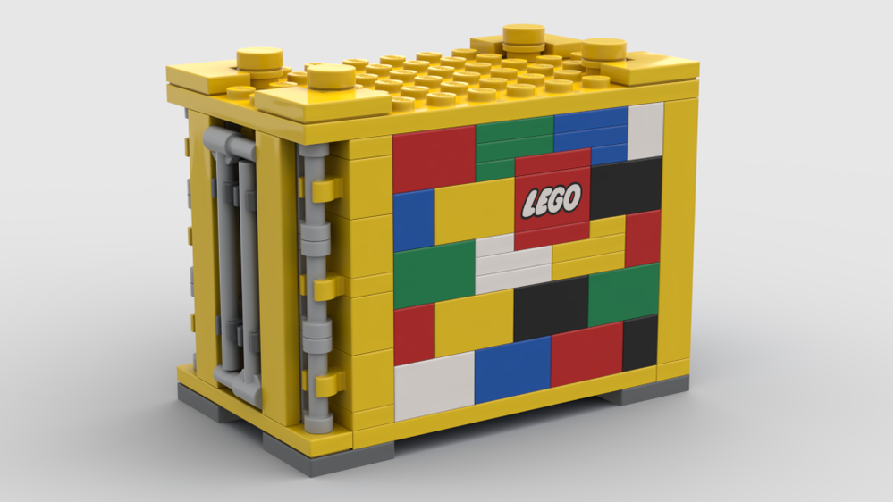 Lego Moc Lego Shipping Container By Rocket Racer318 Rebrickable