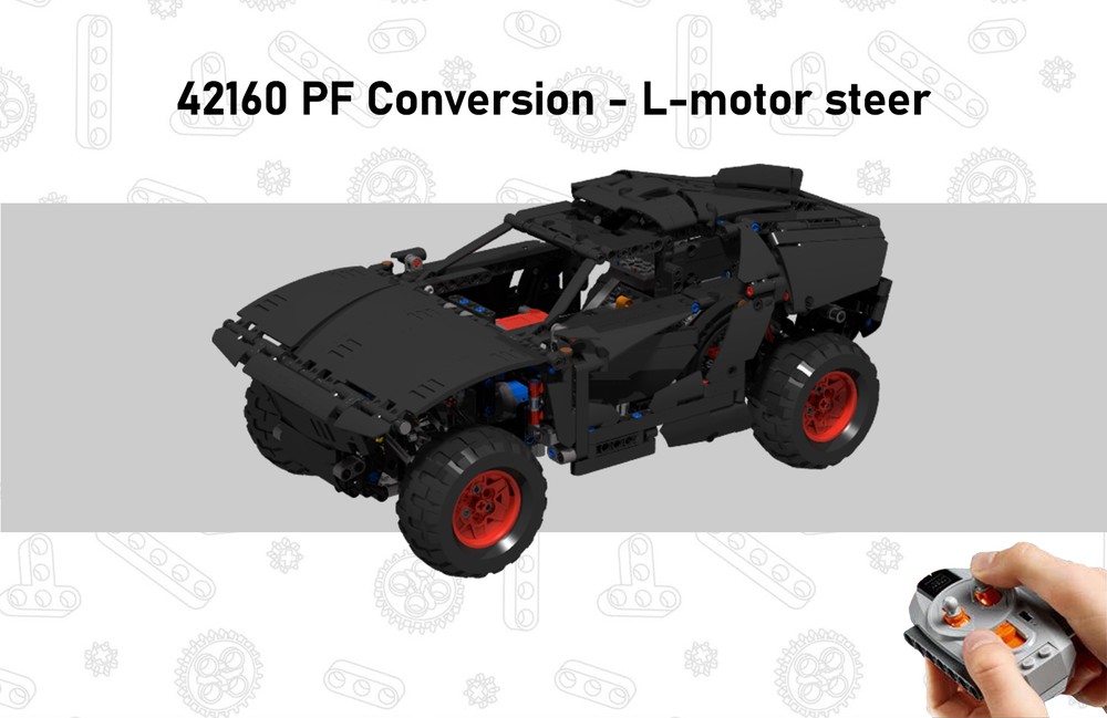 LEGO MOC 42160 PF Conversion (L-motor steer) by nguyengiangoc ...