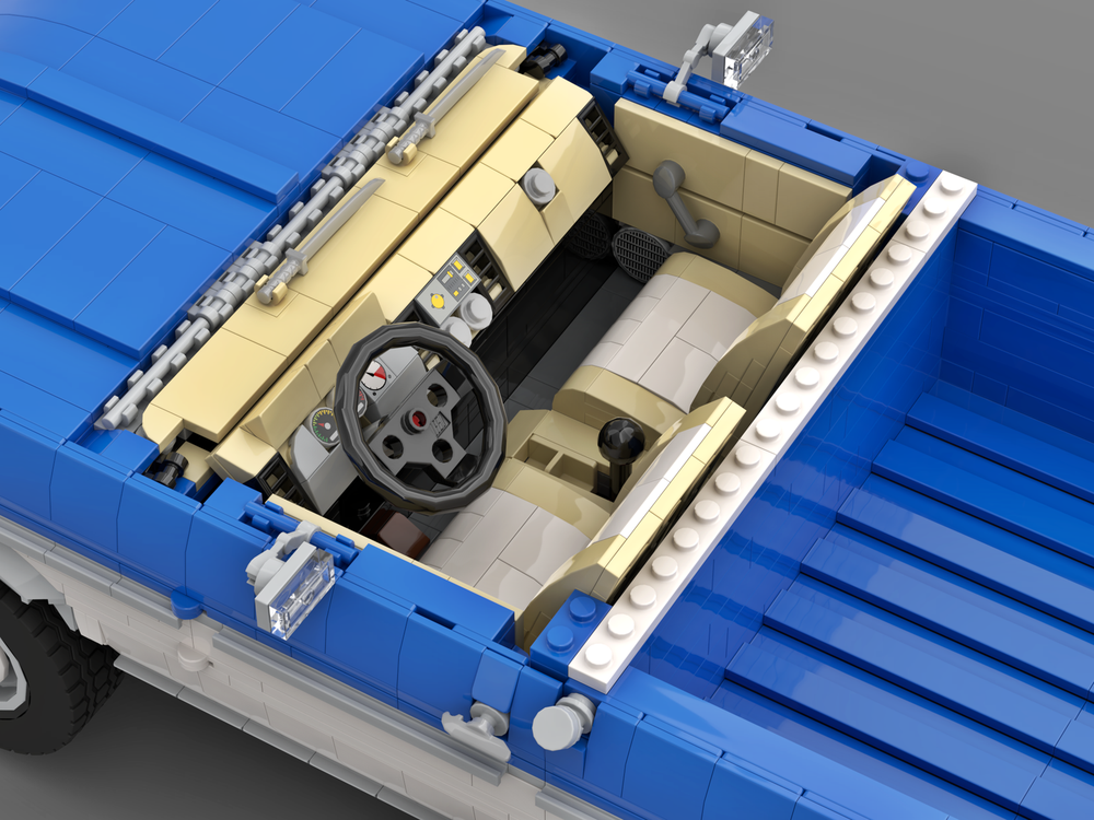 LEGO MOC Ford F100 1972 - blue version by syzygy87 | Rebrickable ...