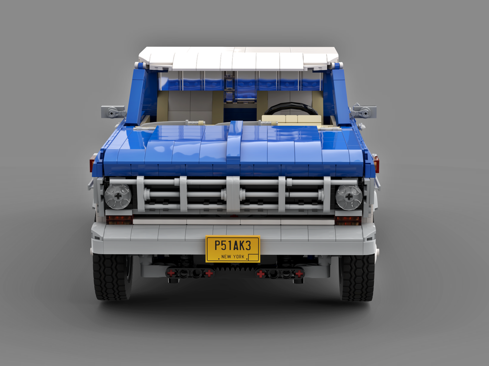 LEGO MOC Ford F100 1972 - blue version by syzygy87 | Rebrickable ...