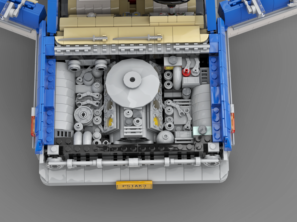 LEGO MOC Ford F100 1972 - blue version by syzygy87 | Rebrickable ...