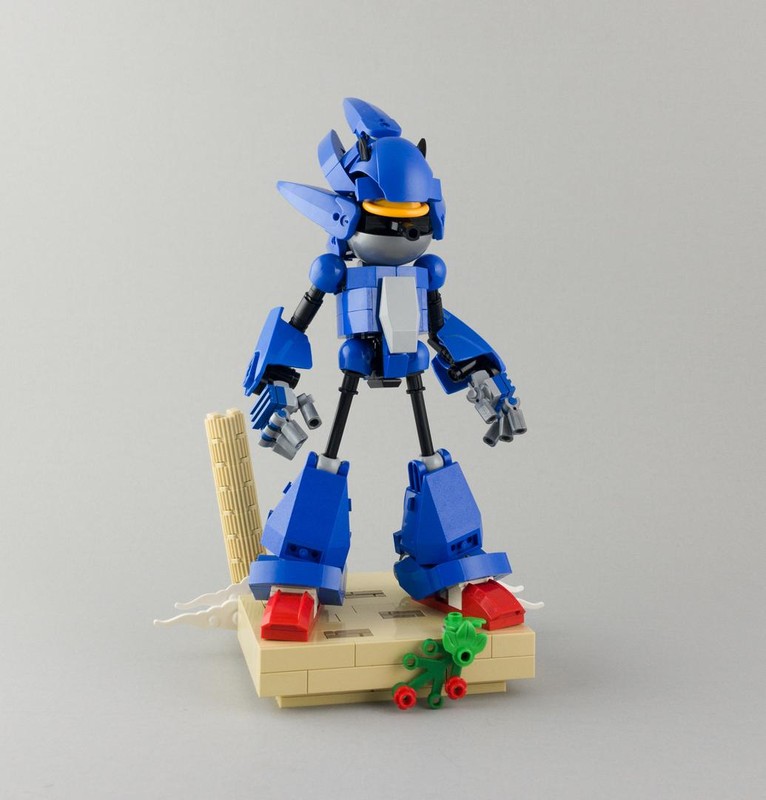 LEGO MOC Mecha Sonic Mk. II by optimus-convoy | Rebrickable - Build ...
