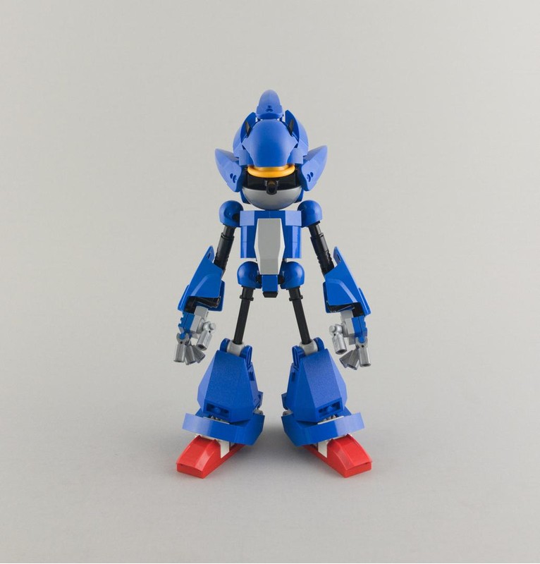 LEGO MOC Mecha Sonic Mk. II by optimus-convoy | Rebrickable - Build ...