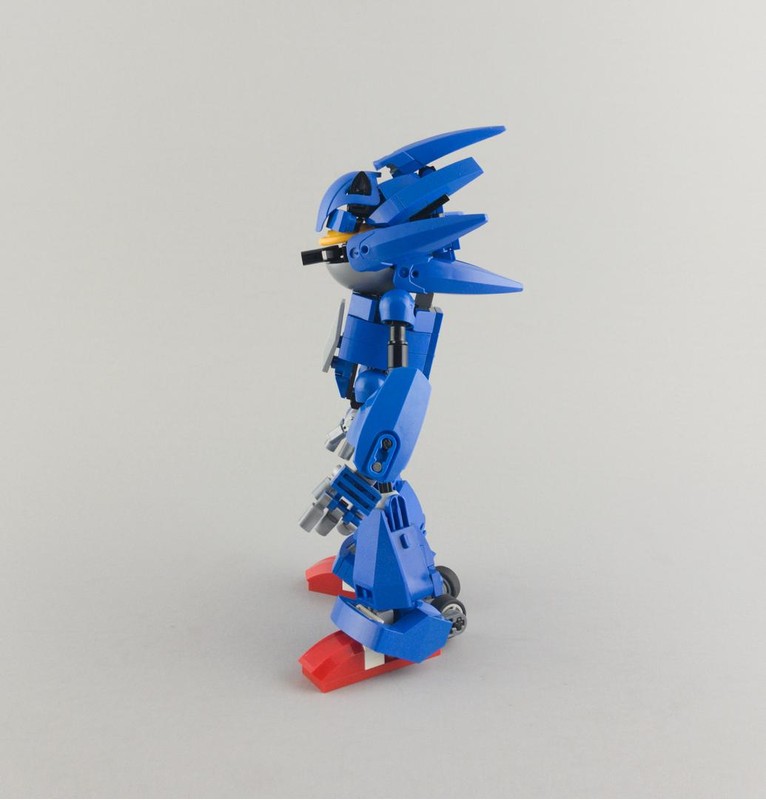 LEGO MOC Mecha Sonic Mk. II by optimus-convoy | Rebrickable - Build ...