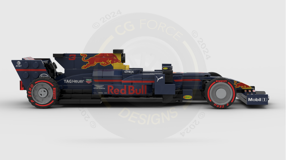 LEGO MOC F1 Redbull RB13 by CGForceDesigns | Rebrickable - Build with LEGO