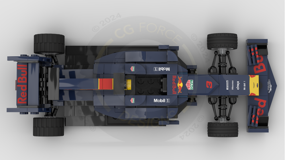 LEGO MOC F1 Redbull RB13 by CGForceDesigns | Rebrickable - Build with LEGO