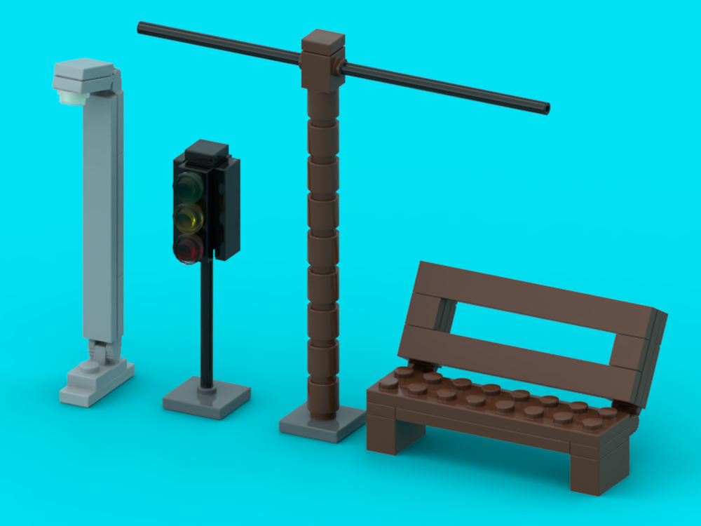 LEGO MOC City Accessory Pack by LegacyLego | Rebrickable - Build with LEGO