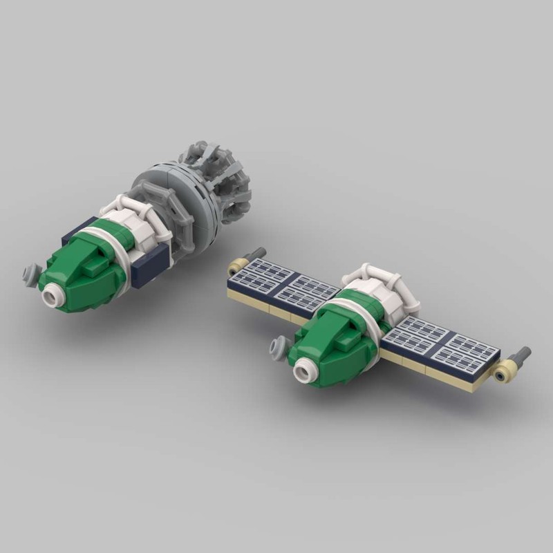 LEGO MOC Soyuz 7K-L1 (1:110) by TheBlackShark_77 | Rebrickable - Build ...