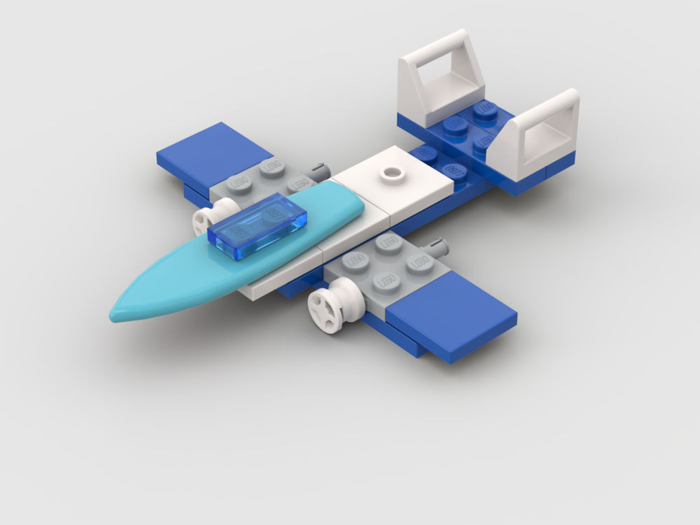 LEGO MOC 30510 - Propeller plane by ChiLegGodt | Rebrickable - Build ...