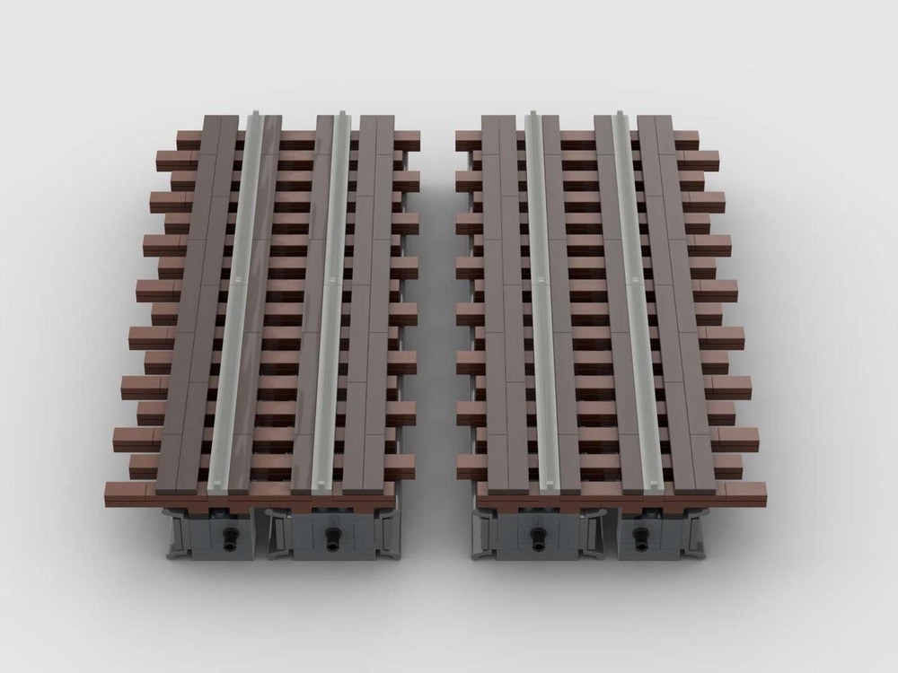 LEGO MOC L Track Wide(Separated) by EMRE_04 | Rebrickable - Build with LEGO