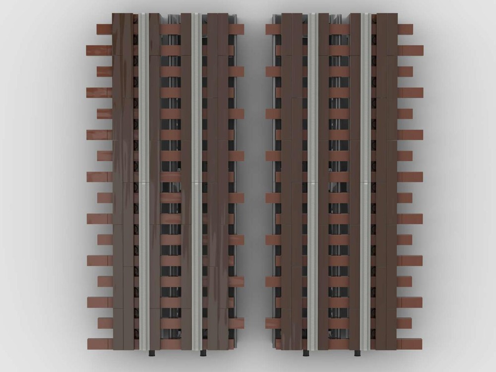 LEGO MOC L Track Wide(Separated) by EMRE_04 | Rebrickable - Build with LEGO