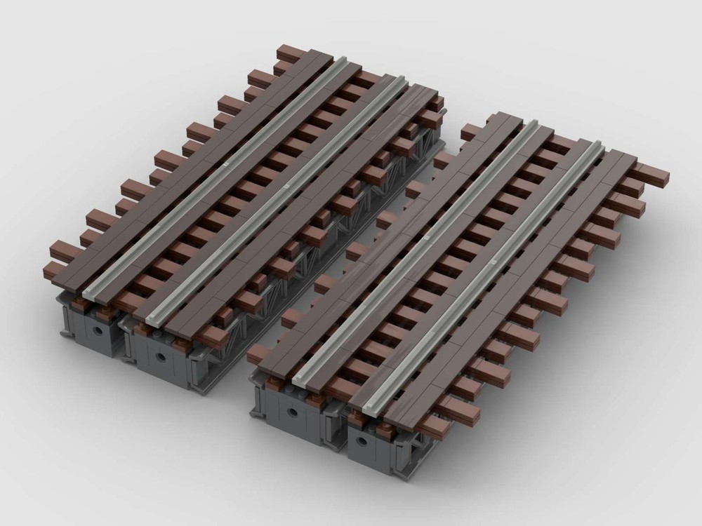LEGO MOC L Track Wide(Separated) by EMRE_04 | Rebrickable - Build with LEGO