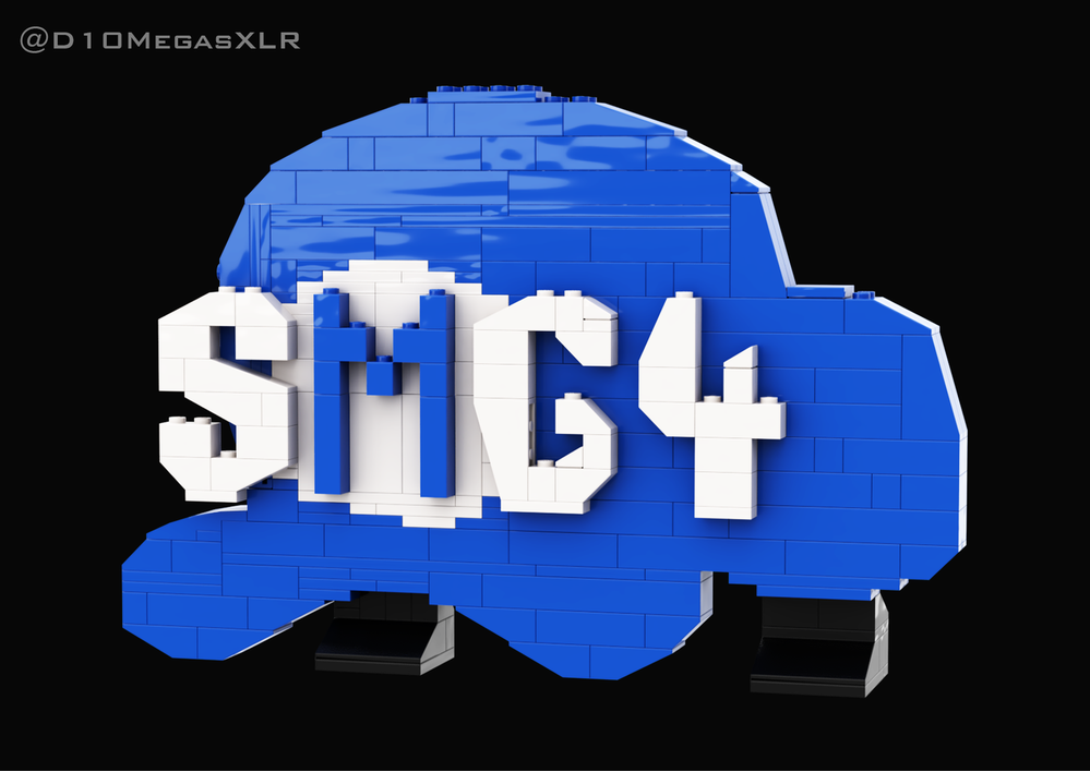 LEGO MOC SMG4 Logo by D10MegasXLR | Rebrickable - Build with LEGO