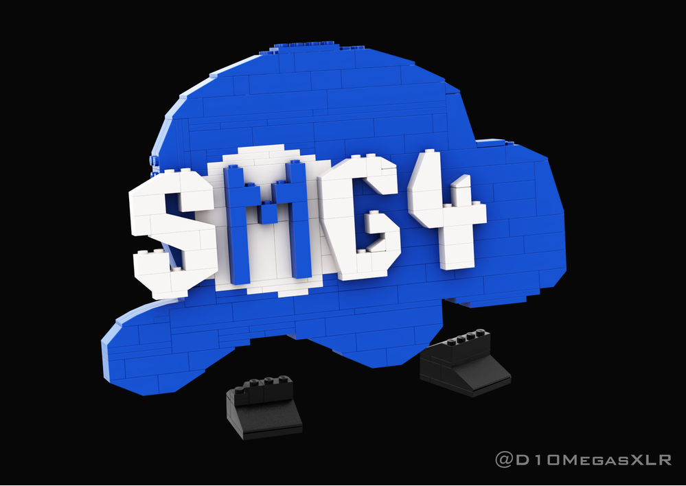 LEGO MOC SMG4 Logo by D10MegasXLR | Rebrickable - Build with LEGO