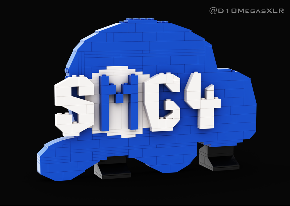 LEGO MOC SMG4 Logo by D10MegasXLR | Rebrickable - Build with LEGO